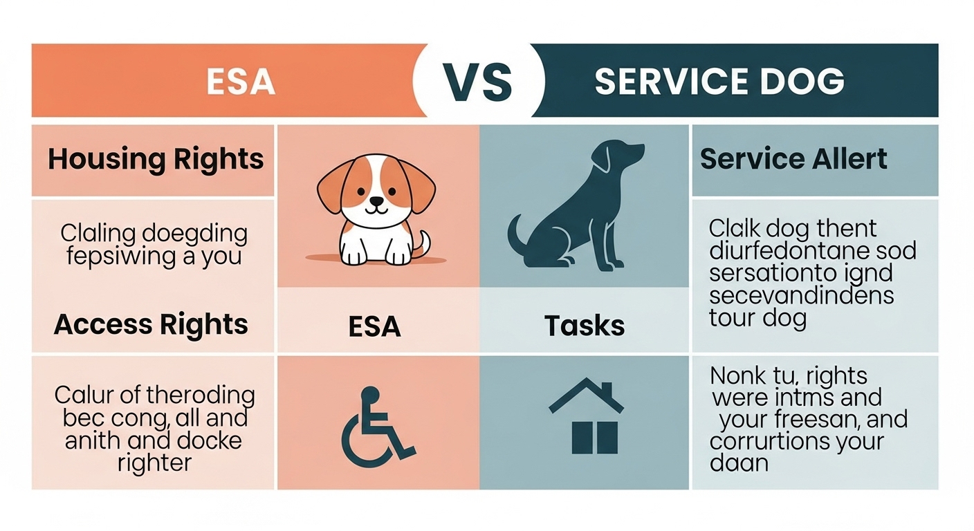 Emotional Support Animals vs Service Dogs: Key Differences (2025 Guide ...
